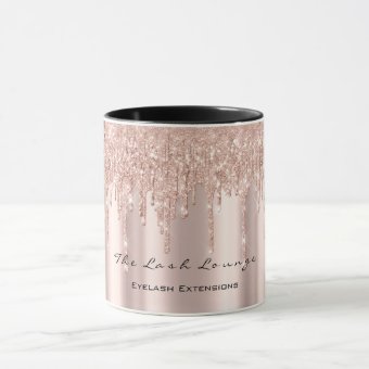 Eyelash Extention Beauty Rose Spark Makeup Artist Mug | Zazzle