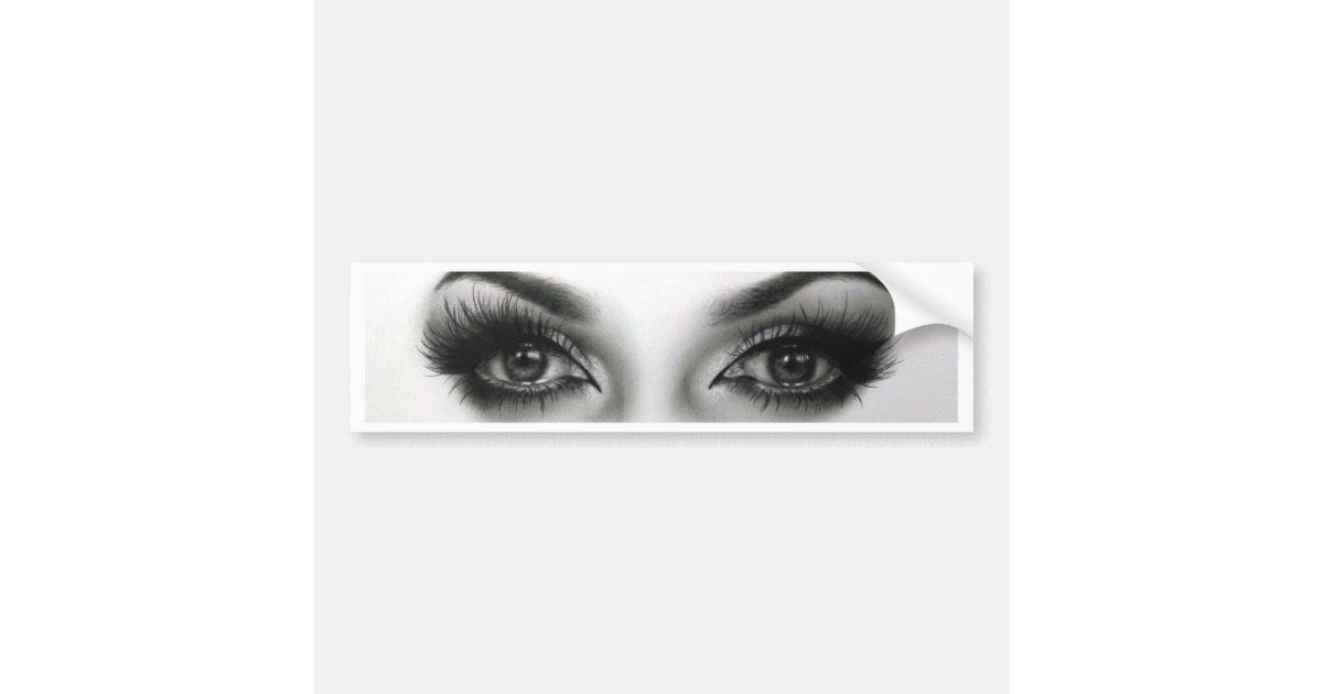 Eyes Bumper Sticker | Zazzle