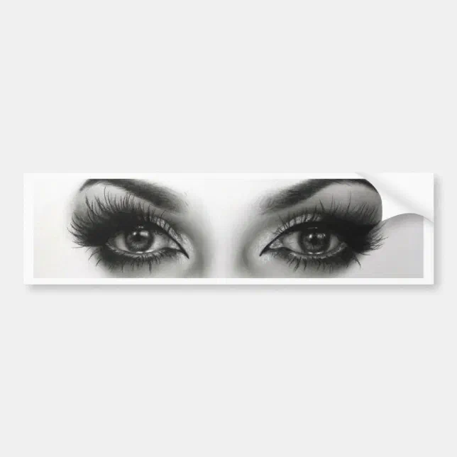Eyes Bumper Sticker | Zazzle
