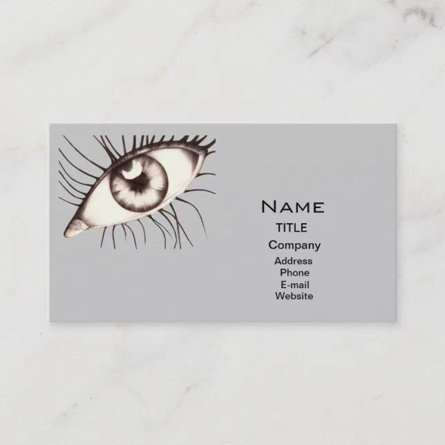 Eyes doctor business card | Zazzle