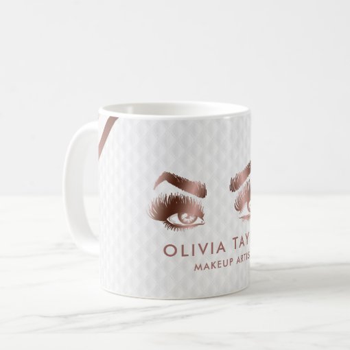 Eyes Makeup artist Lashes Lash Eyelashes Brows Coffee Mug | Zazzle