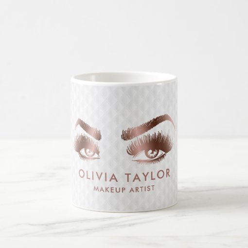 Eyes Makeup artist Lashes Lash Eyelashes Brows Coffee Mug | Zazzle