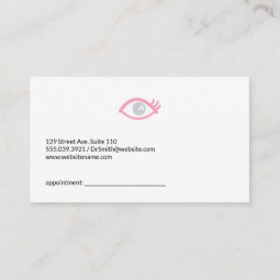 Eyes | Optometrist Appointment Card | Zazzle