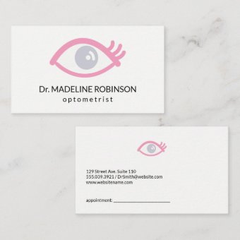 Eyes | Optometrist Appointment Card | Zazzle