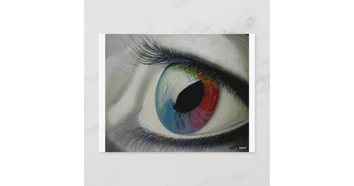 EYES SPECTRUM POSTCARD | Zazzle.com