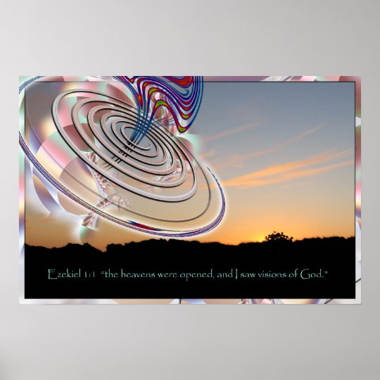 Ezekiel's Wheel poster | Zazzle.com