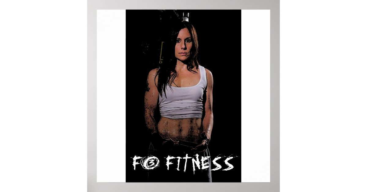 F3 FITNESS POSTER | Zazzle