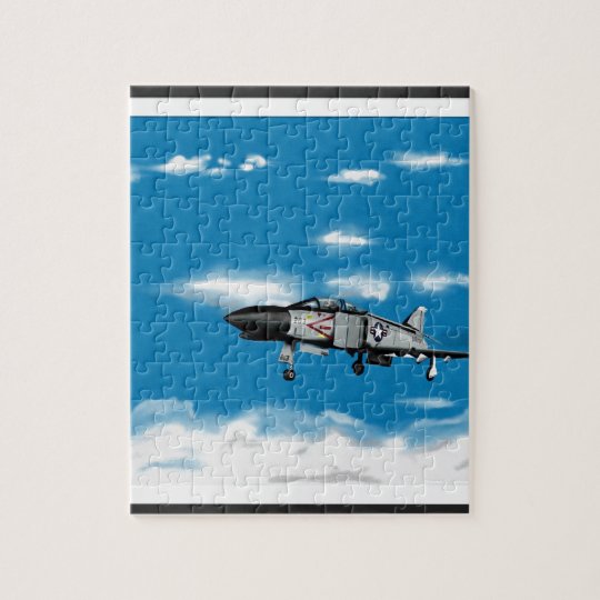 F4 Phantom Navy Jet Fighter Jigsaw Puzzle | Zazzle.com