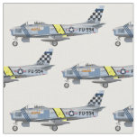 Pretty Colorful F-22 Raptor Fighter Jet Pattern Fabric | Zazzle.com