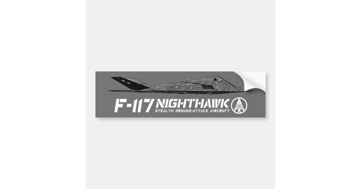 F-117 Nighthawk Bumper Sticker | Zazzle