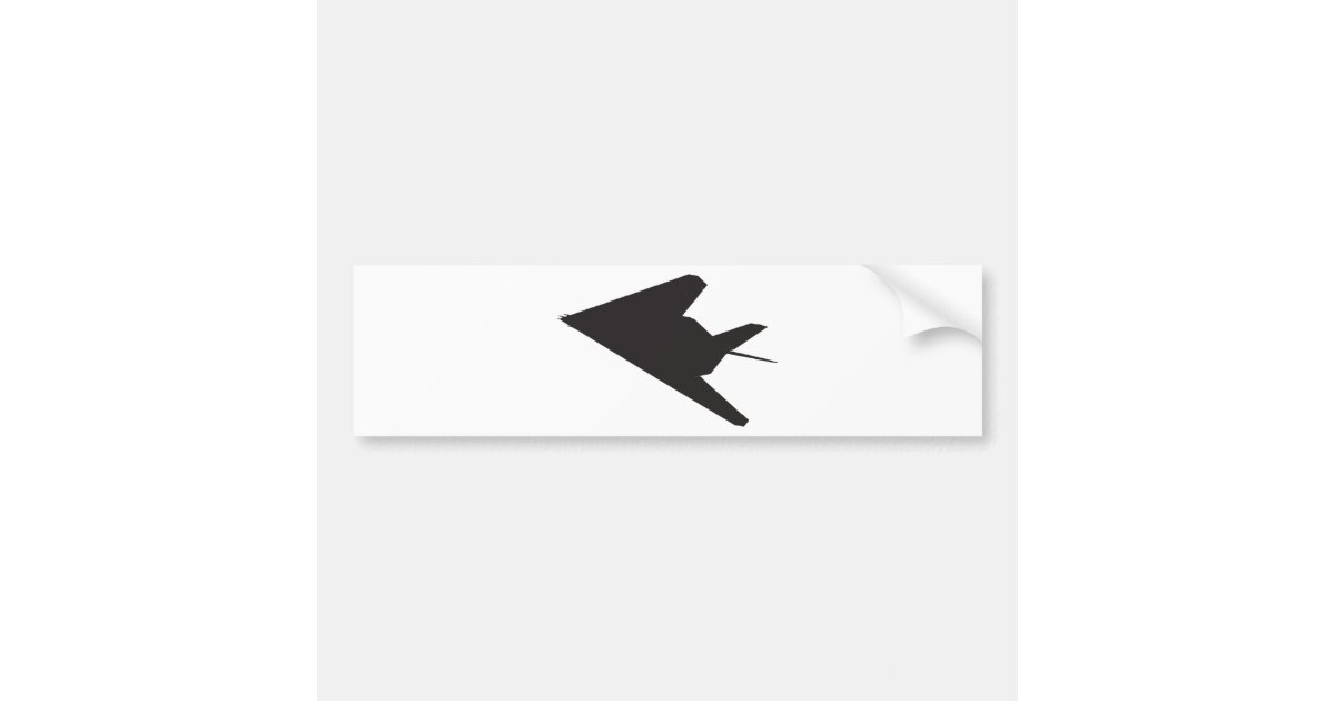 F-117 Stealth Fighter Bumper Sticker | Zazzle.com