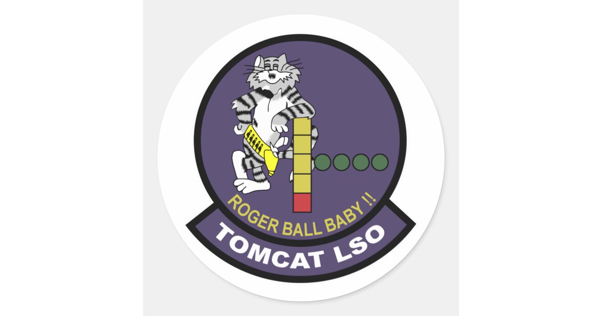 F-14 Tomcat Classic Round Sticker | Zazzle