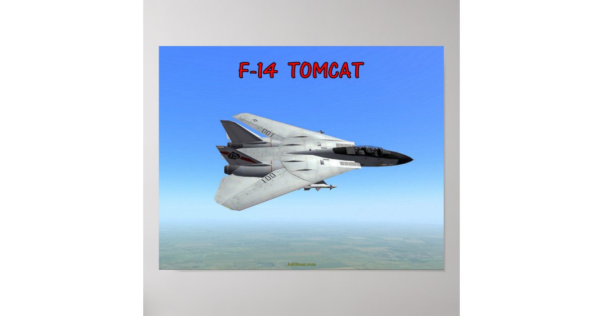 F-14 TOMCAT POSTER | Zazzle