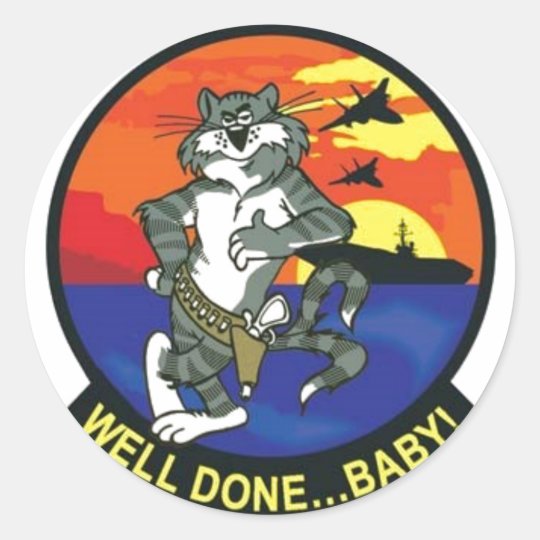 F-14 TOMCAT STICKER | Zazzle.com