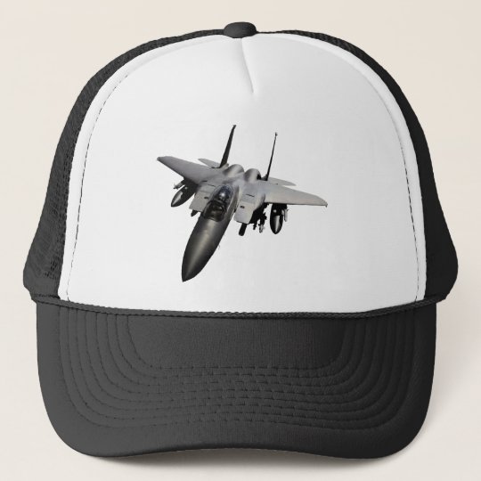 F-15 Eagle Jet Fighter Trucker Hat | Zazzle.com