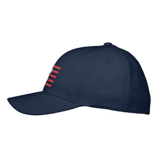 F-15 Fighter Jet Stars and Stripes Red White Blue Embroidered Baseball ...