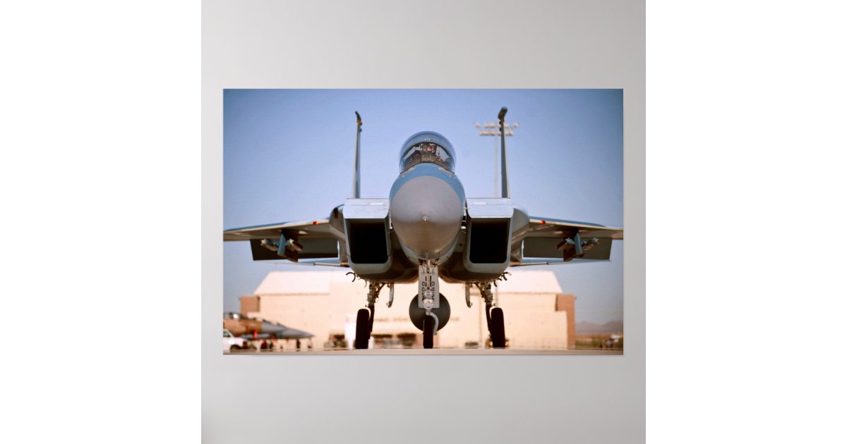 F-15 Strike Eagle Aircraft Poster | Zazzle