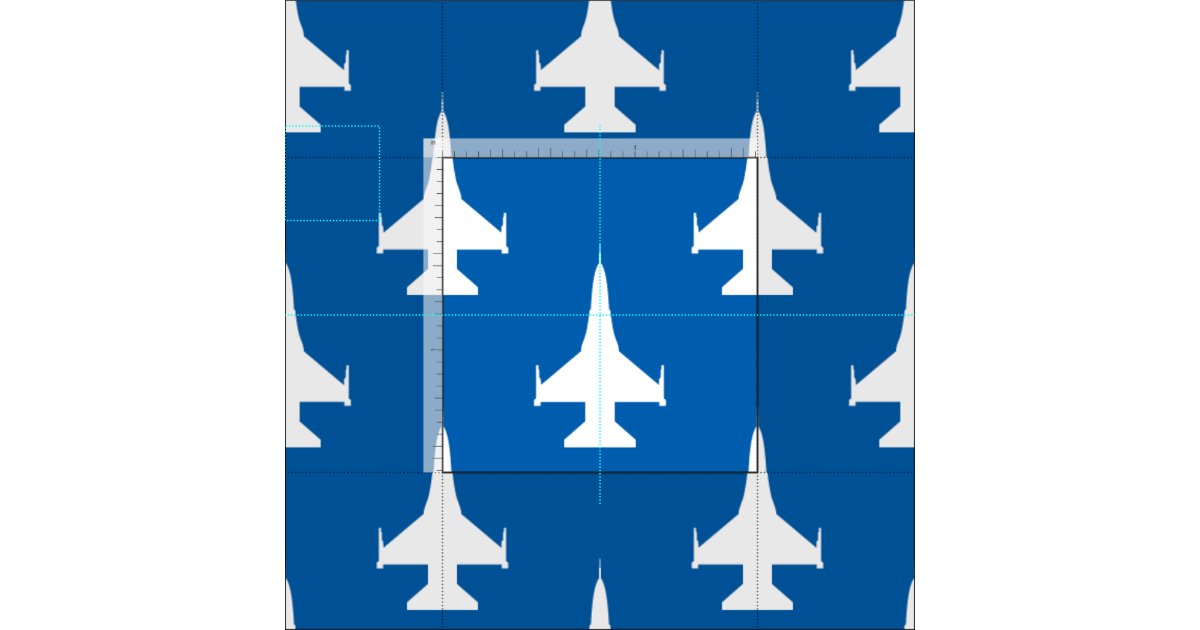 F-16 Viper Fighter Jet Pattern White Fabric | Zazzle