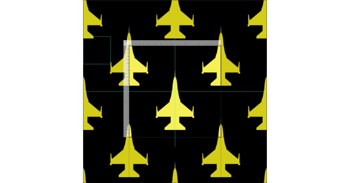F-16 Viper Fighter Jet Pattern Yellow Fabric | Zazzle.com