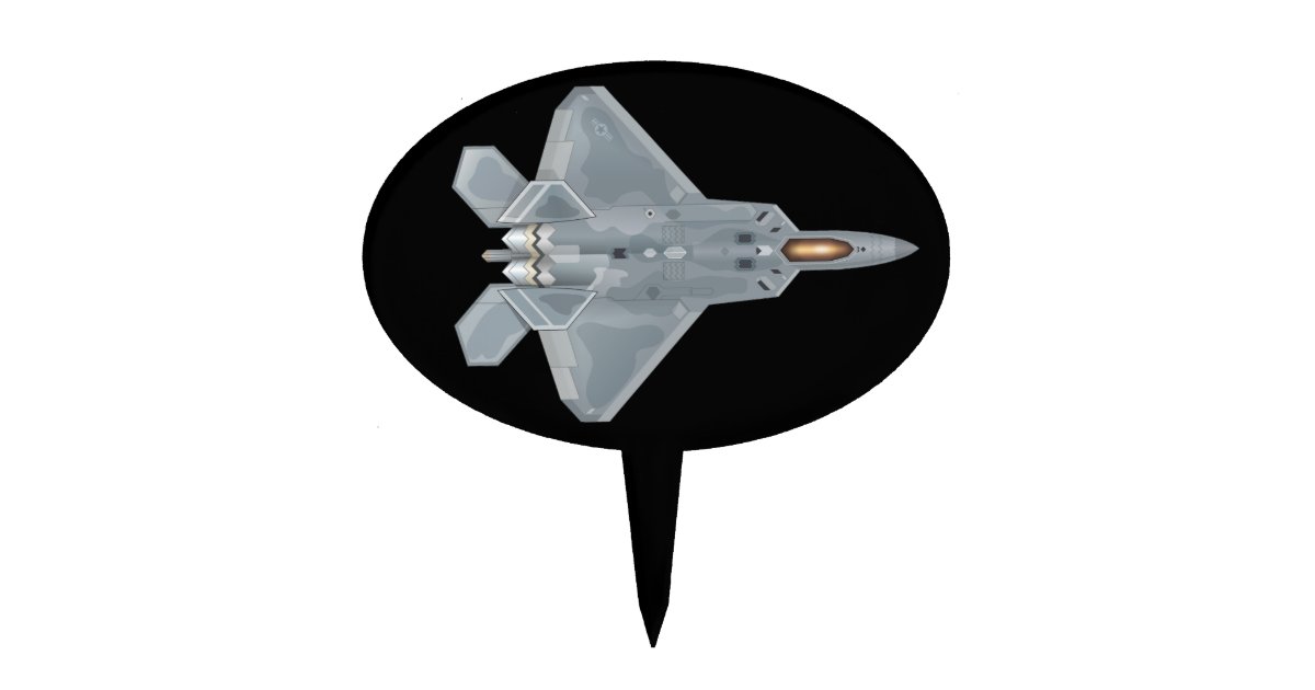 F-22 Raptor Cake Topper | Zazzle