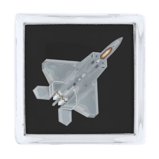 F-22 Raptor Silver Finish Lapel Pin | Zazzle.com