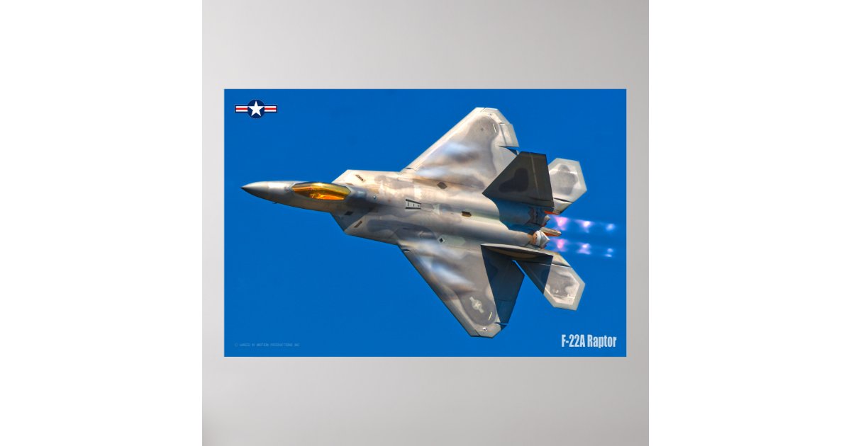F-22A RAPTOR POSTER | Zazzle