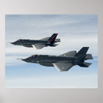 F-35 Lightning Poster | Zazzle