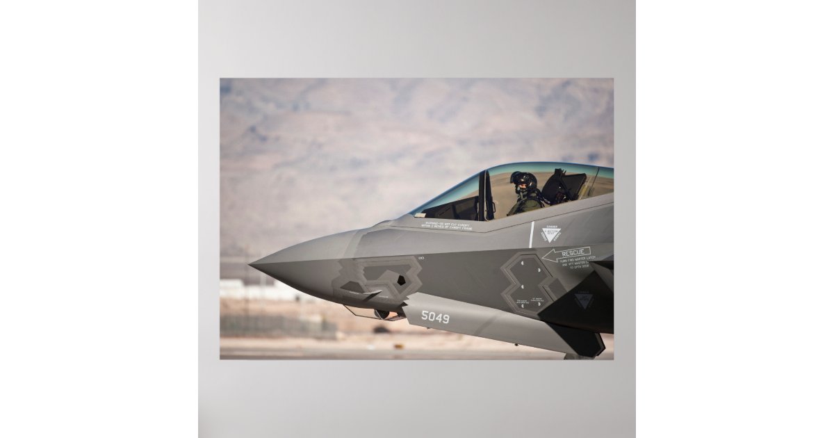 F-35A Lightning II Aircraft Poster | Zazzle