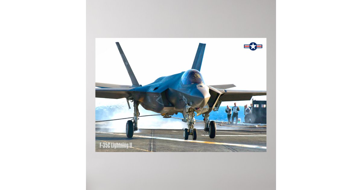 F-35C LIGHTNING II POSTER | Zazzle