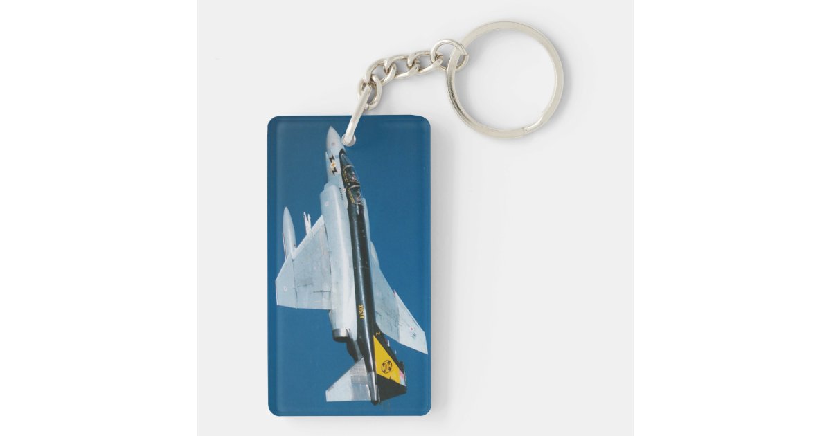 F-4 PHANTOM FIGHTER JET KEYCHAIN | Zazzle