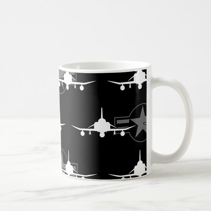 F-4 Phantom II Military Fighter Jet Airplane Coffee Mug | Zazzle.com