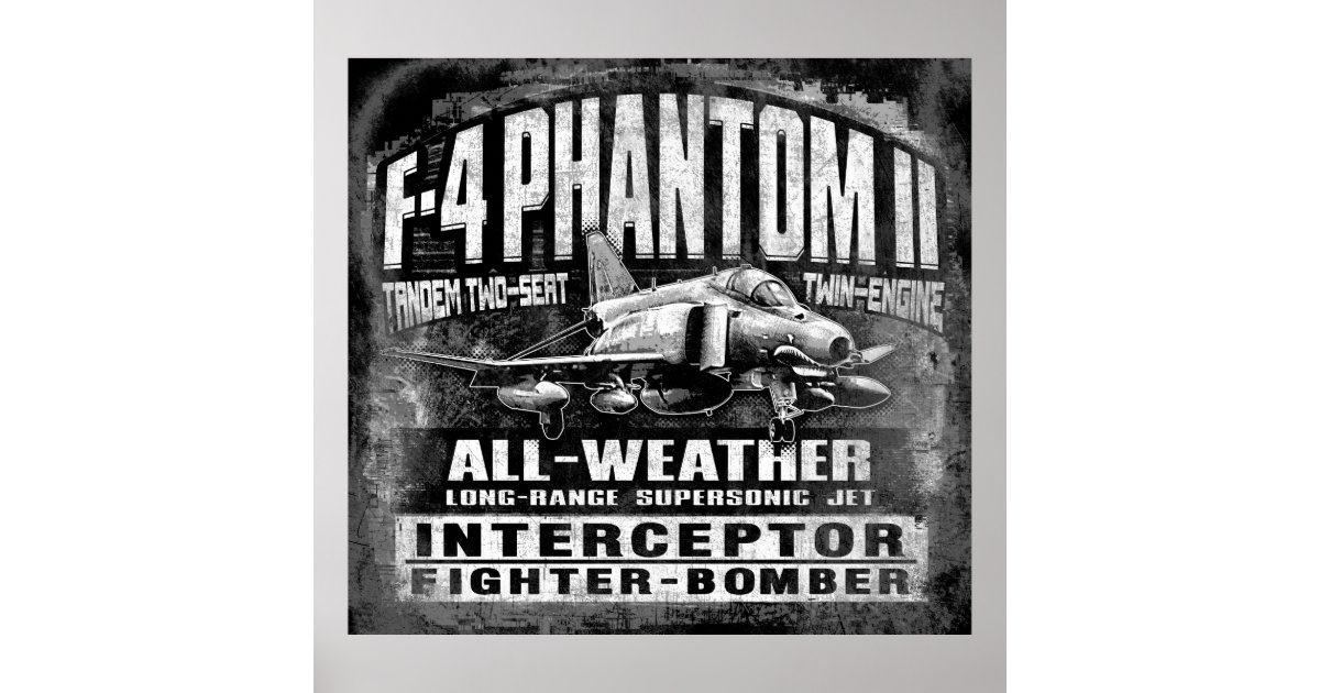 F-4 Phantom II Poster | Zazzle