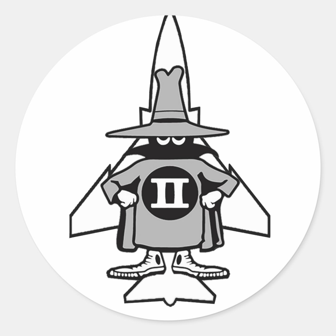 F-4 Phantom Spook Classic Round Sticker | Zazzle