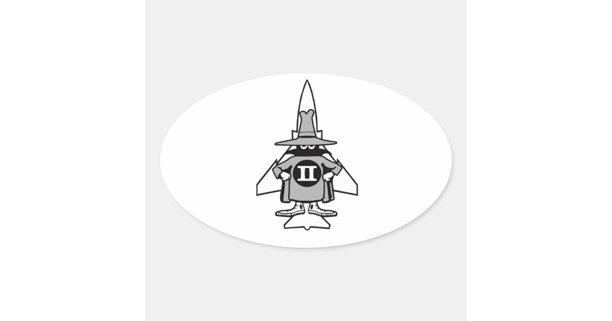 F-4 Phantom Spook Oval Sticker | Zazzle.com
