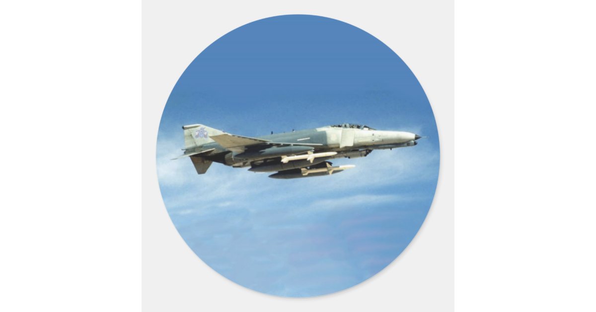 F-4 Wild Weasel sticker | Zazzle