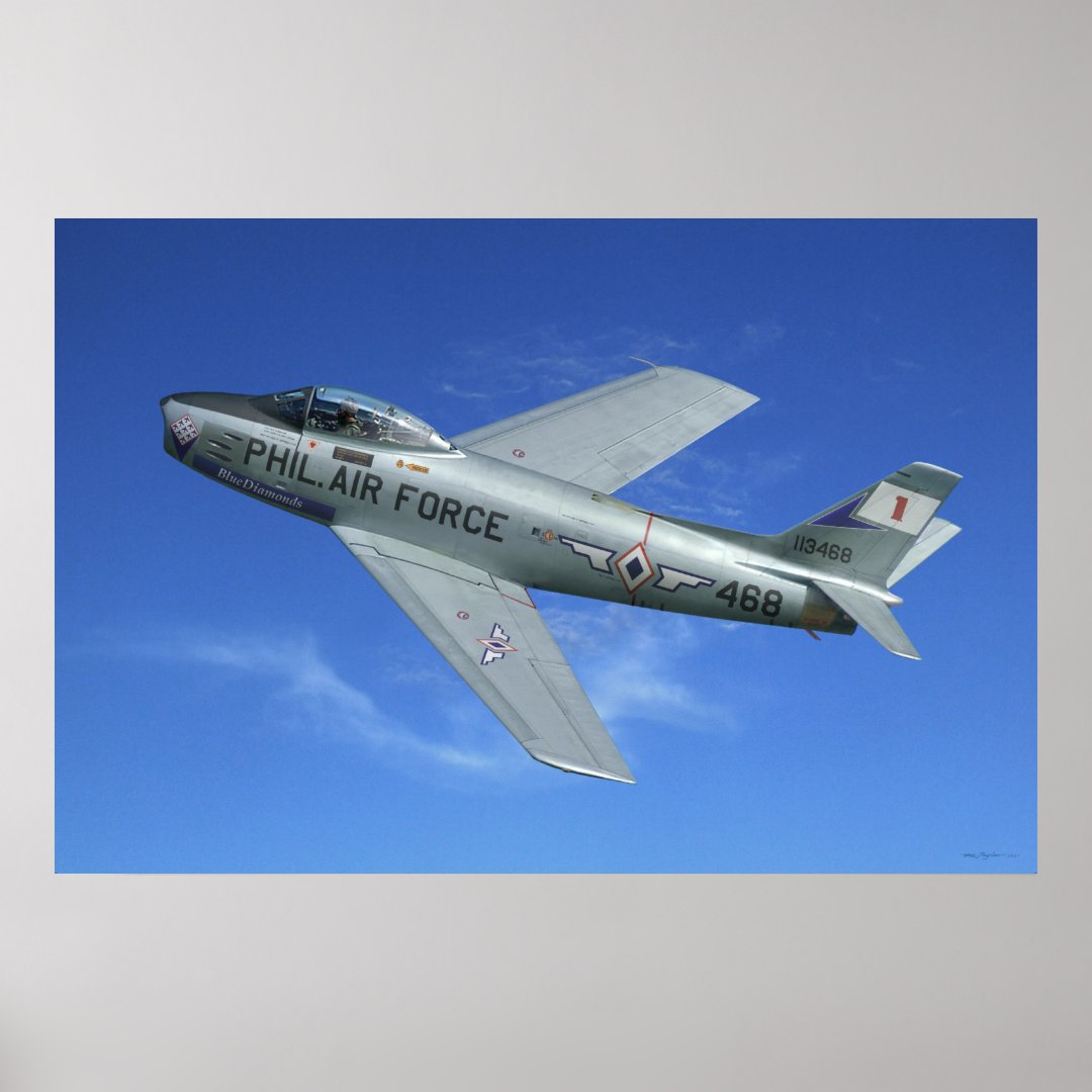 F-86 Sabre Jet Poster | Zazzle