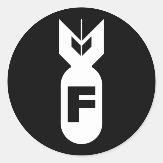 F Bomb Sticker | Zazzle