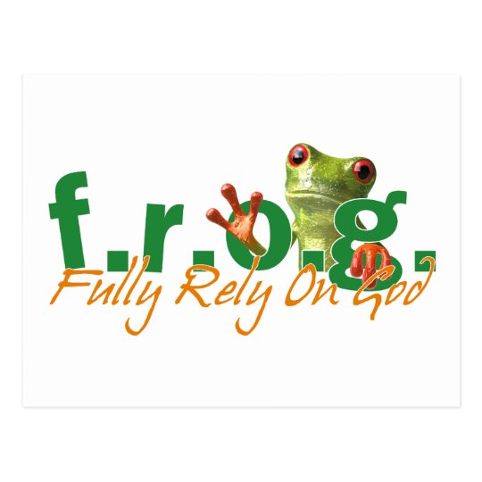 F.R.O.G. Postcard | Zazzle.com