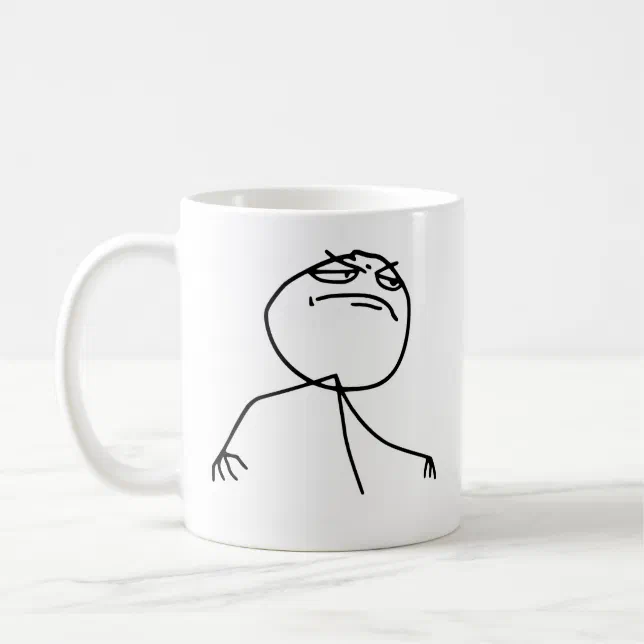 F Yea Rage Face Meme Coffee Mug | Zazzle