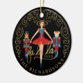 Fa La La Nutcracker Ballet Christmas Characters Ceramic Ornament | Zazzle