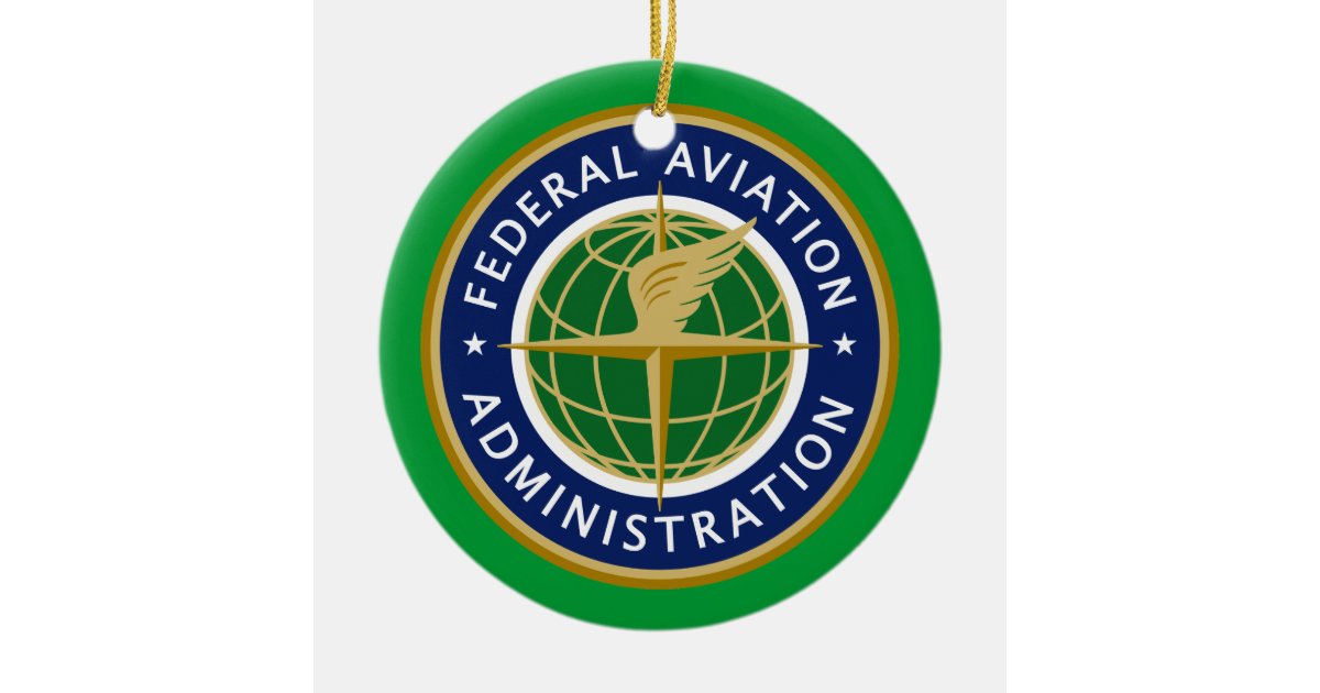 FAA Custom Christmas Ornament | Zazzle