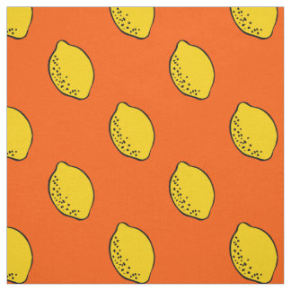 Lemons Fabric | Zazzle