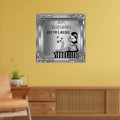 Fabulous 50 Diva Art Deco Birthday Banner Poster | Zazzle
