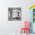 Fabulous 50 Diva Art Deco Birthday Banner Poster | Zazzle