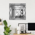 Fabulous 50 Diva Art Deco Birthday Banner Poster | Zazzle