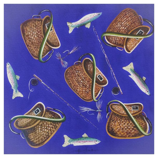 Fishing Trout Fish Flies Fisherman Fabric | Zazzle.com