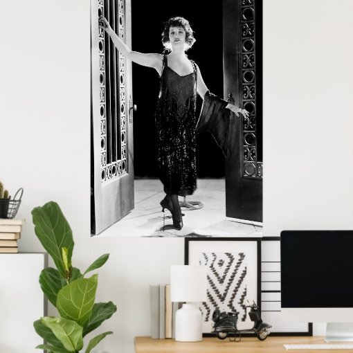 Fabulous Flapper Dress: 1920s Poster | Zazzle