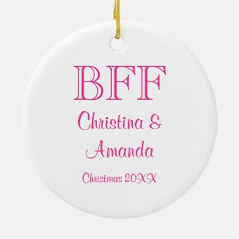 Fabulous Synonym BFF Ornament | Zazzle