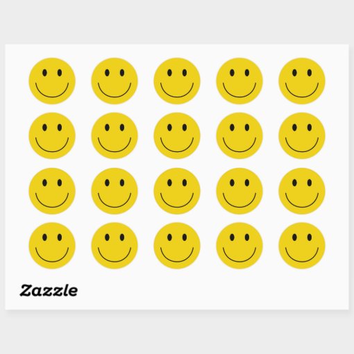 Face Classic Round Sticker | Zazzle