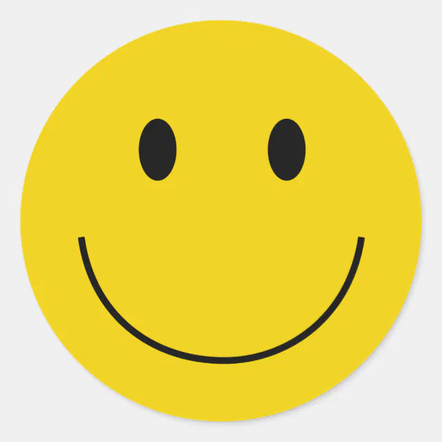 Face Classic Round Sticker | Zazzle